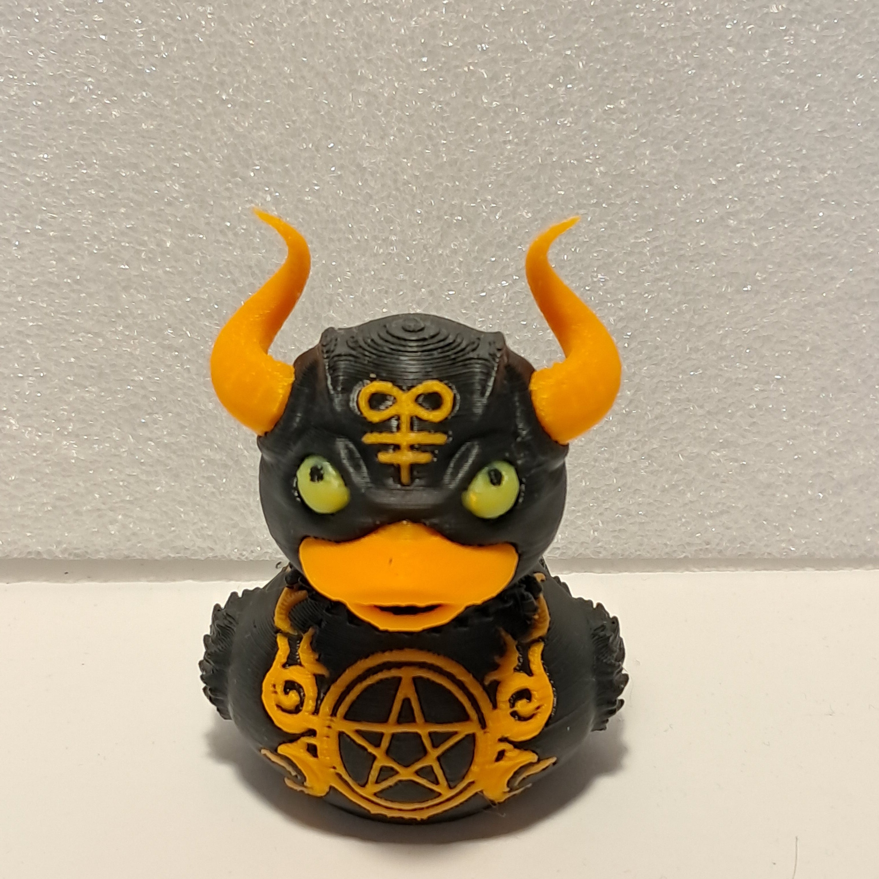 3D Printed Devil Duck – Printed Trinkets US