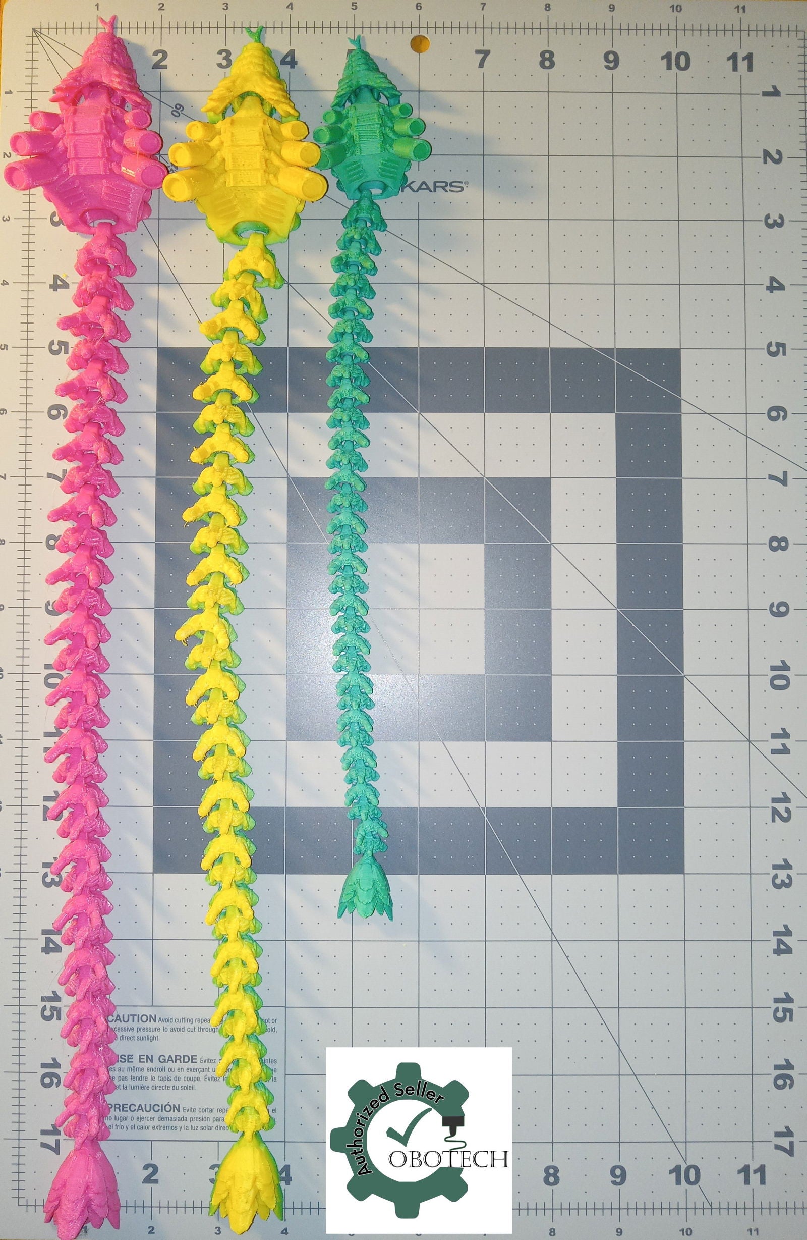 3D Printed Articulating Bamboo Cobra Robot Decoration or Toy – Printed ...