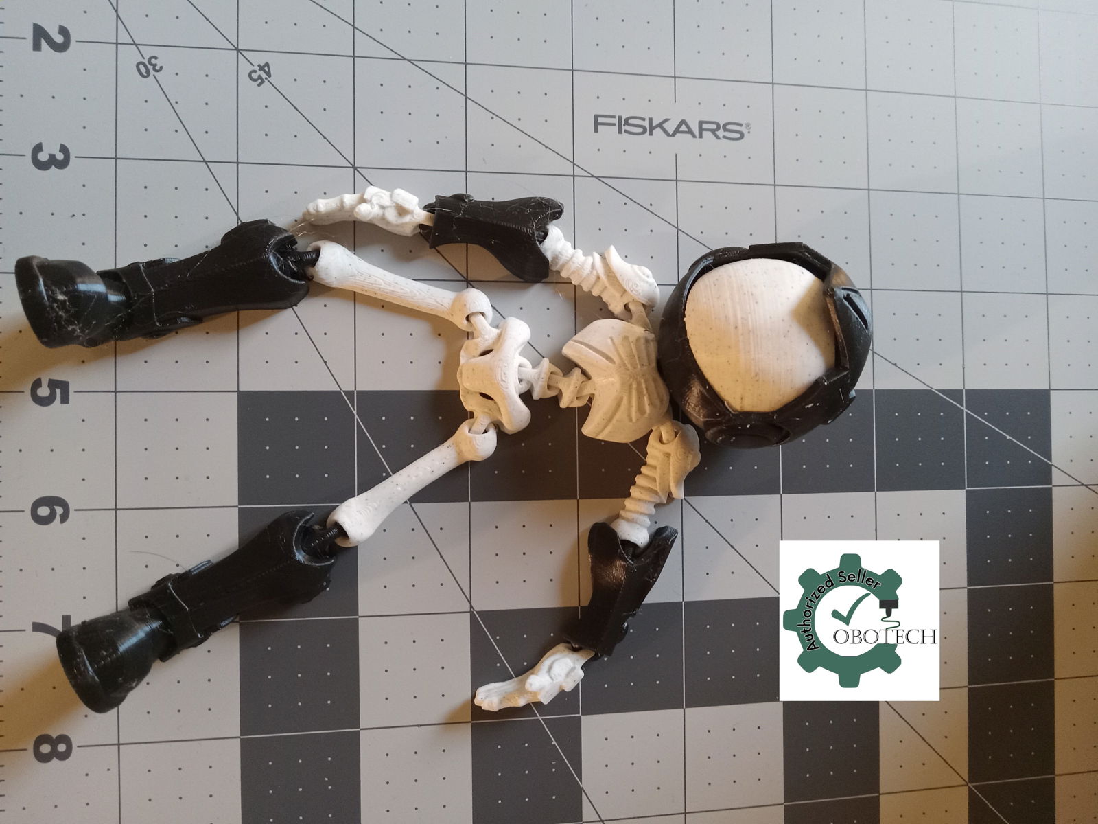 3D Printed Skeleton Astronaut | Articulating Posable Figure | Printed ...