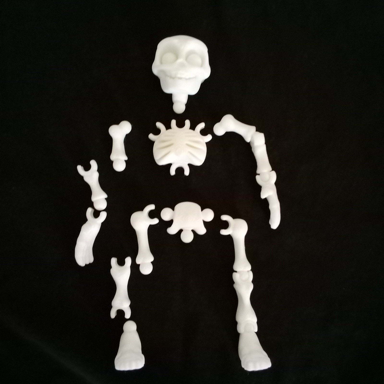 3D Printed Articulated Dummy Skeleton – Printed Trinkets US
